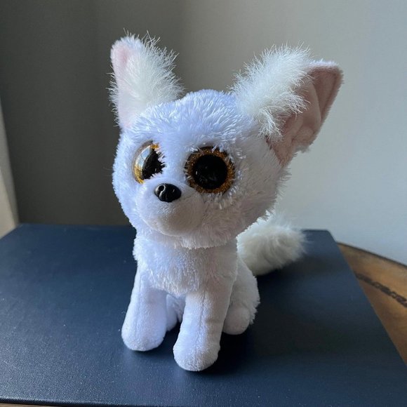 Beanie Babies | Toys | Ty Beanie Boos White Phoenix Fox Plush Toy ...